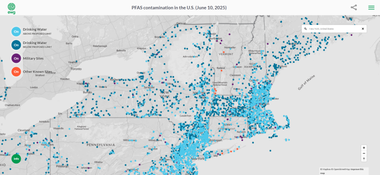 PFAS In New York Contamination Map (Upd September 2025)