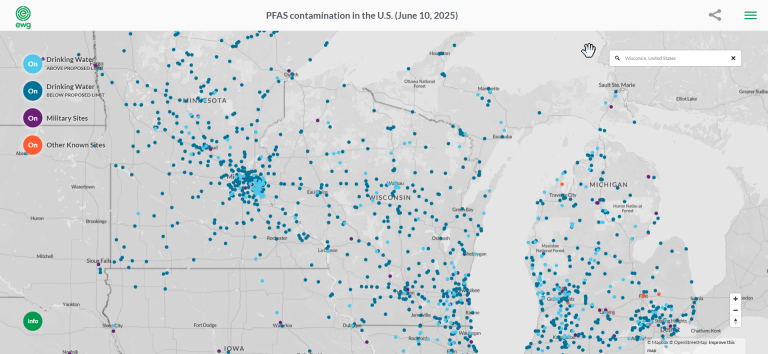 PFAS In Wisconsin Contamination Map (Upd December 2025)