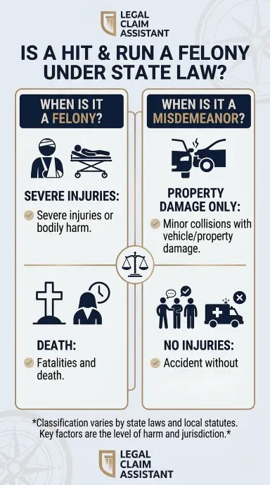 Is A Hit And Run A Felony → Get Legal Help Now